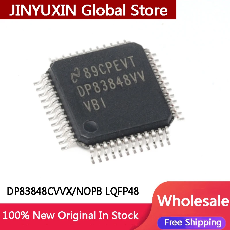1-10Pcs-DP83848CVVX-NOPB-LQFP48-Ethernet-Controller-IC-Chip-In-Stock ...