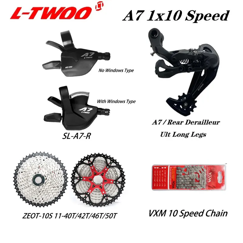 LTWOO A7 1X10S Groupset 10 Speed 10v Shift Lever Long Ult Long ...