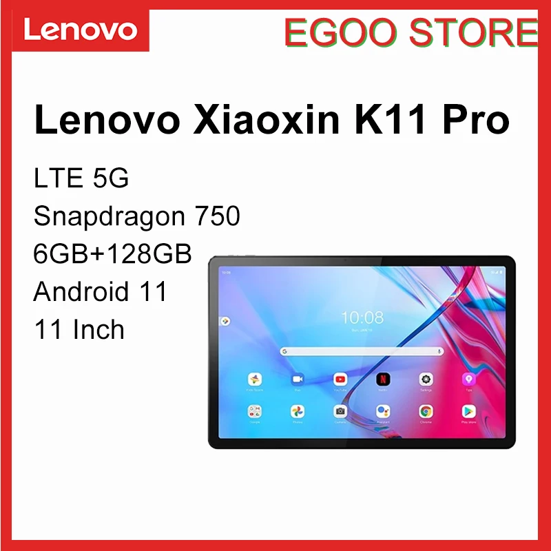Original Lenovo XiaoXin Pad K11 Pro LTE 5G Tablet PC Snapdragon 750G 11 ...