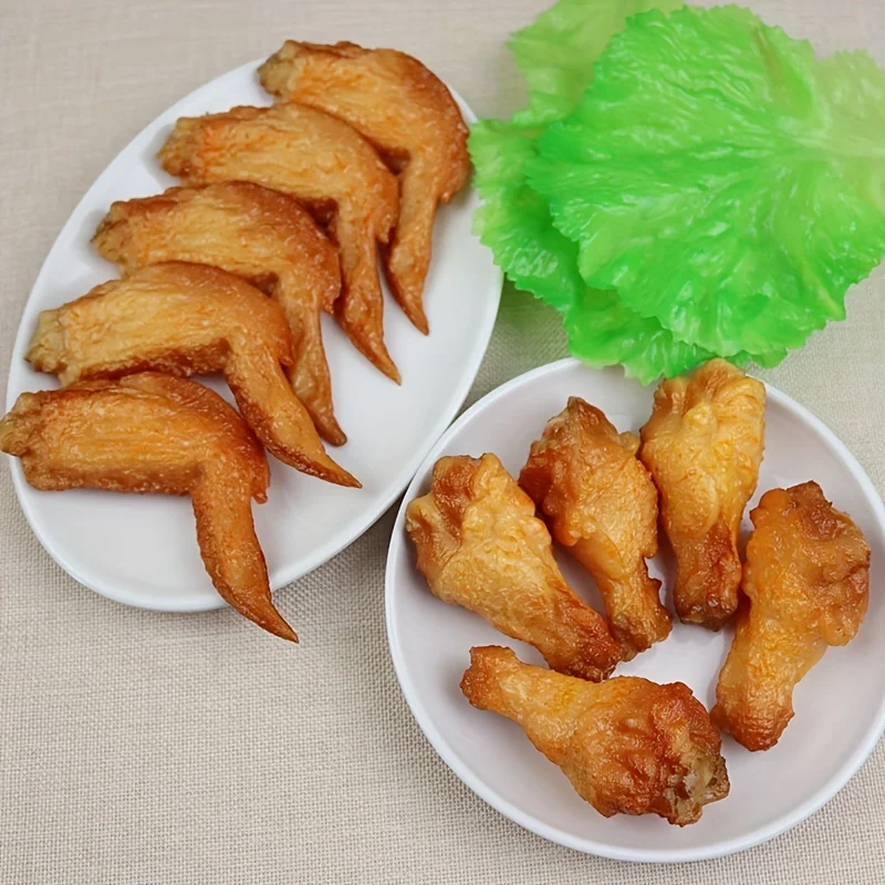 Pretend Play Food Set Simulated Fried Chicken Wings and Legs KFC ...