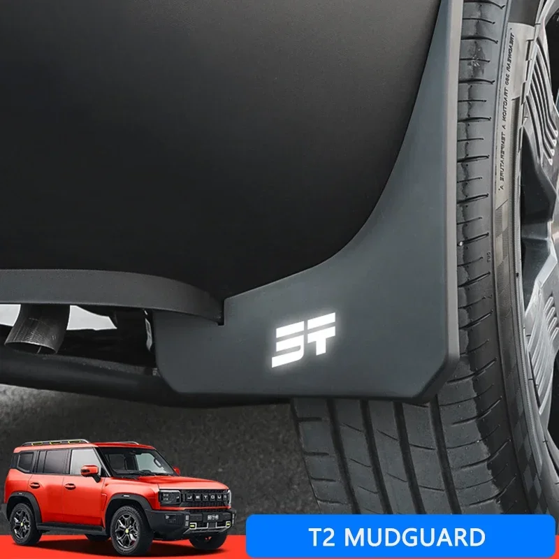 For-Chery-Jetour-Traveller-T2-Car-Mudguards-Plastic-Fender-Cover-Flares ...