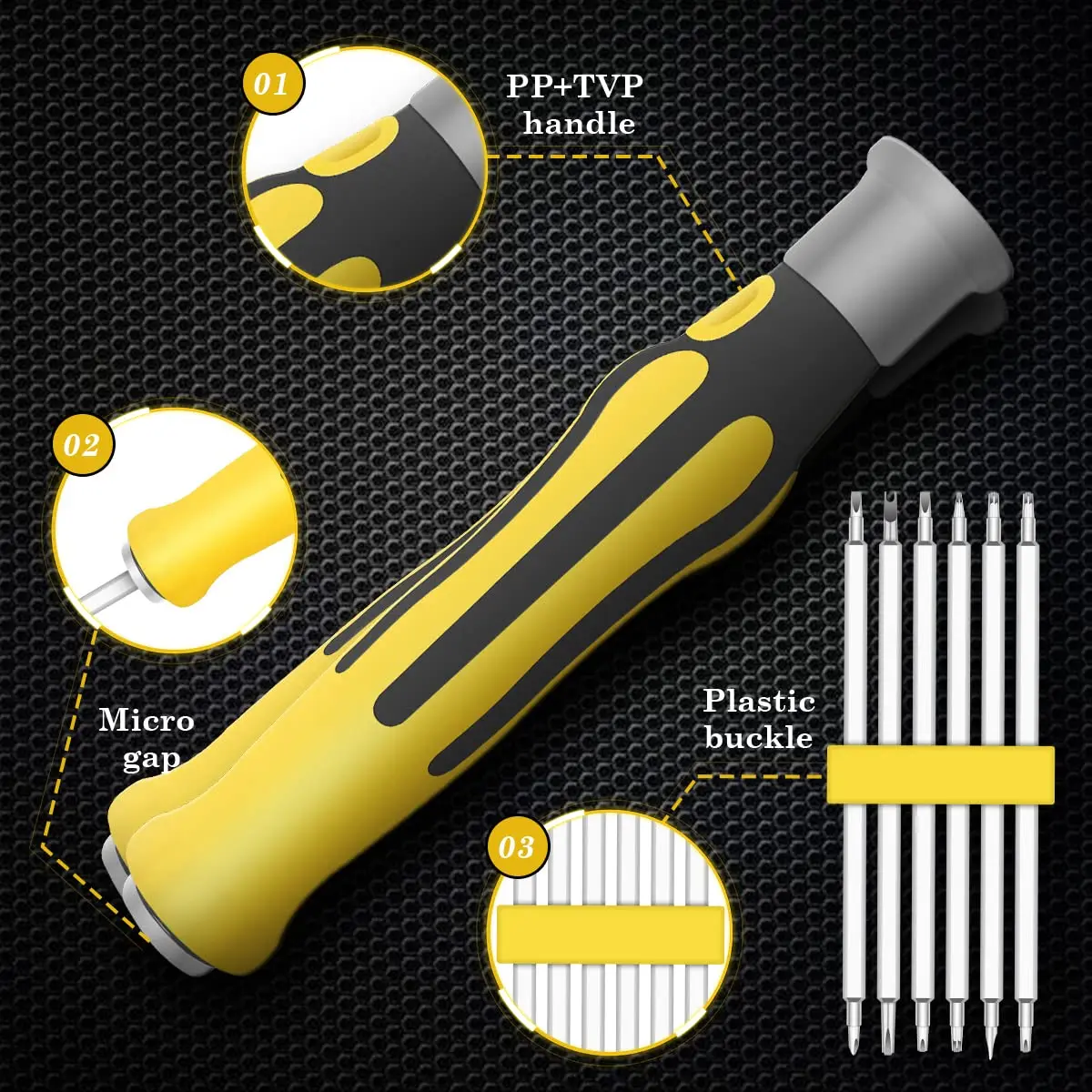 12-in-1-Precision-Screwdriver-Set-Multi-purpose-Rotary-Screw-Household ...