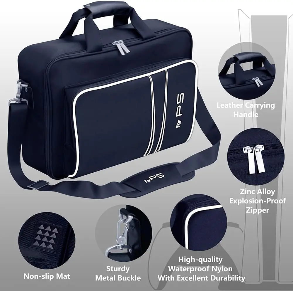 Gaming-Console-Carrying-Case-Compatible-with-PS5-or-PS5-Slim-Travel ...