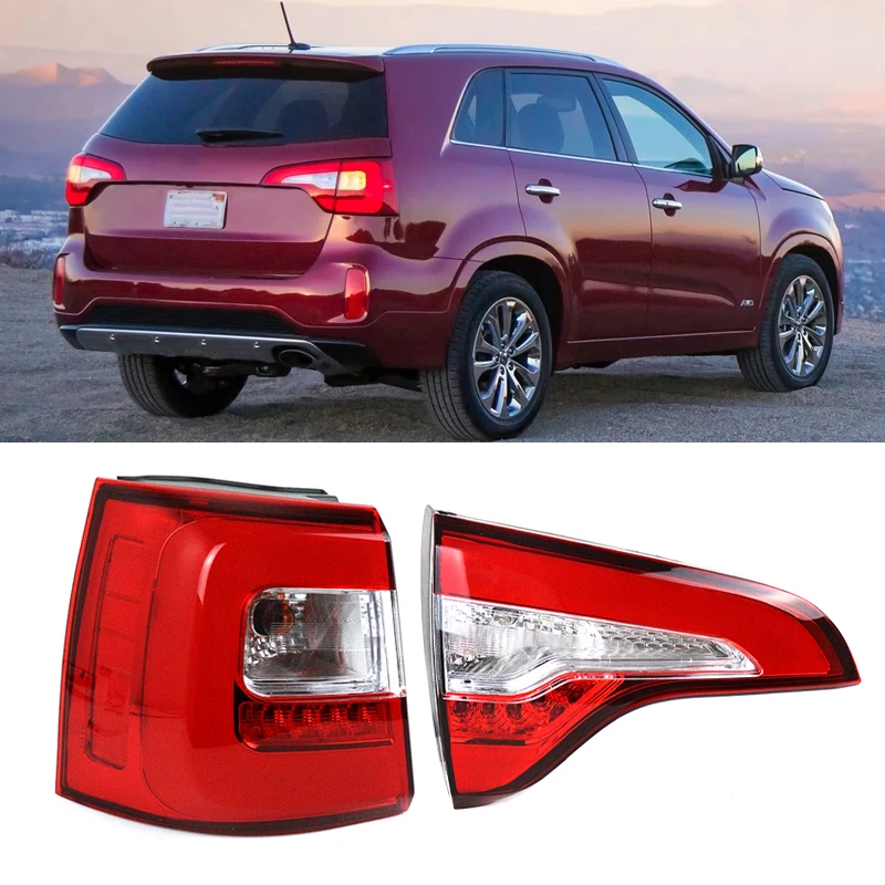 For-Kia-Sorento-2013-2015-LED-Car-Outer-Side-Inner-Side-Tail-Lamp-Stop ...