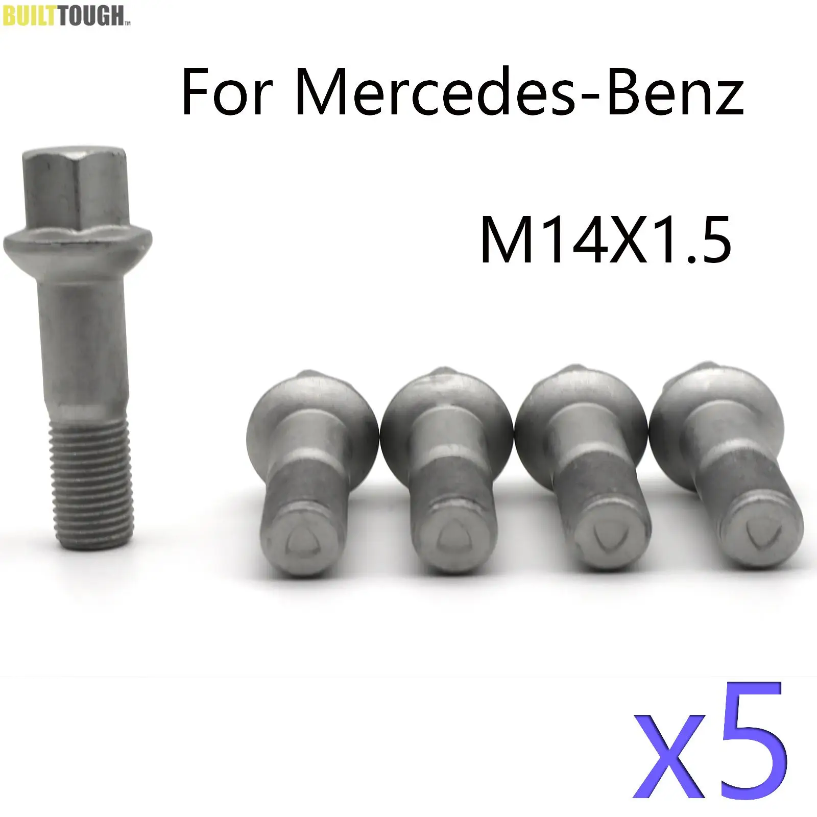 5pcs-Car-Wheel-Bolts-Silver-0009905307-0009905407-Truck-Parts-For ...