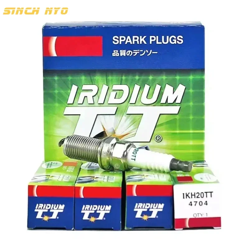 4704 IKH20TT Dual Iridium Spark Plug Candle for VOLVO VAUXHALL TOYOTA ...