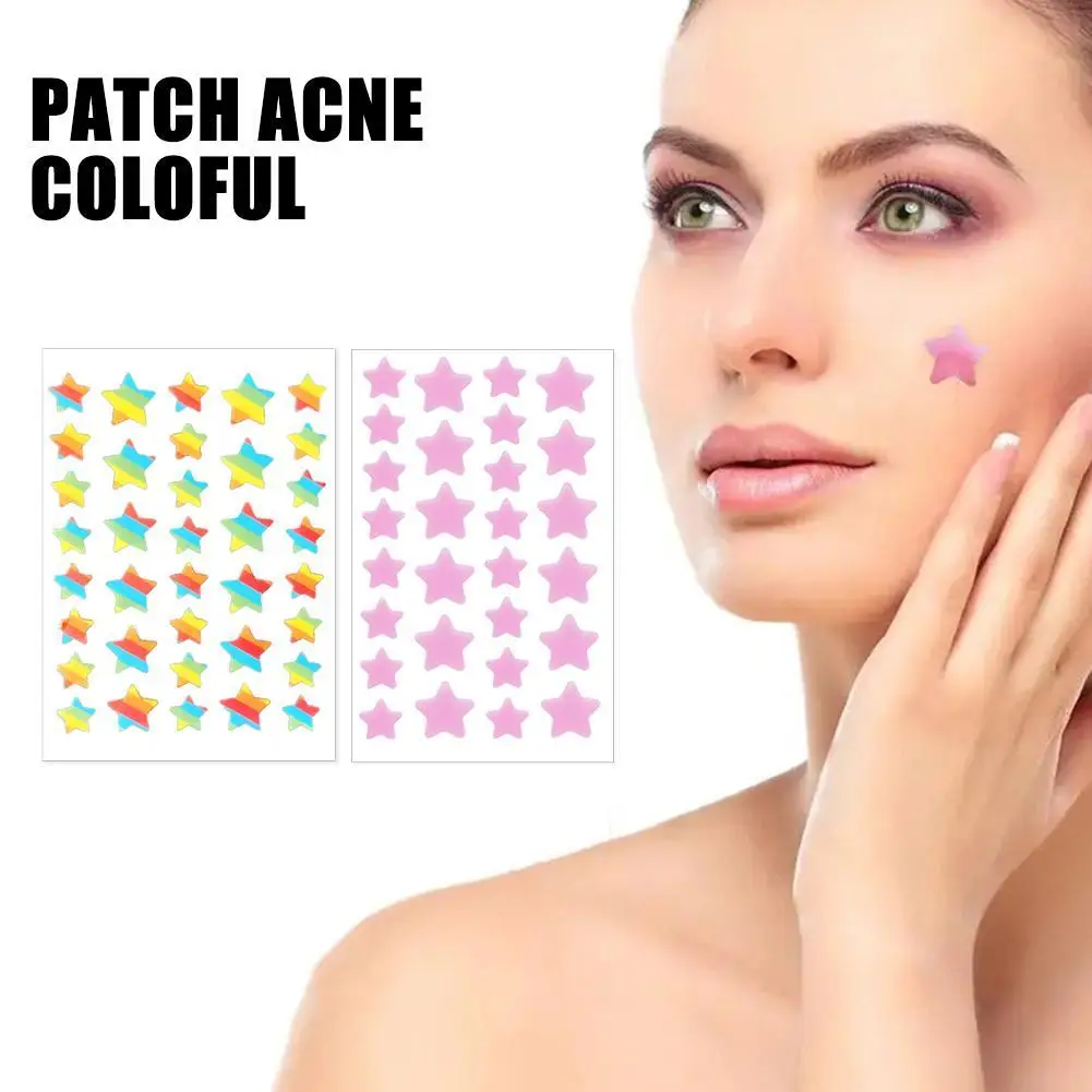 36-28pc-Star-Pimple-Coloful-Acne-Patch-Invisible-Acne-Removal-Face-Spot ...