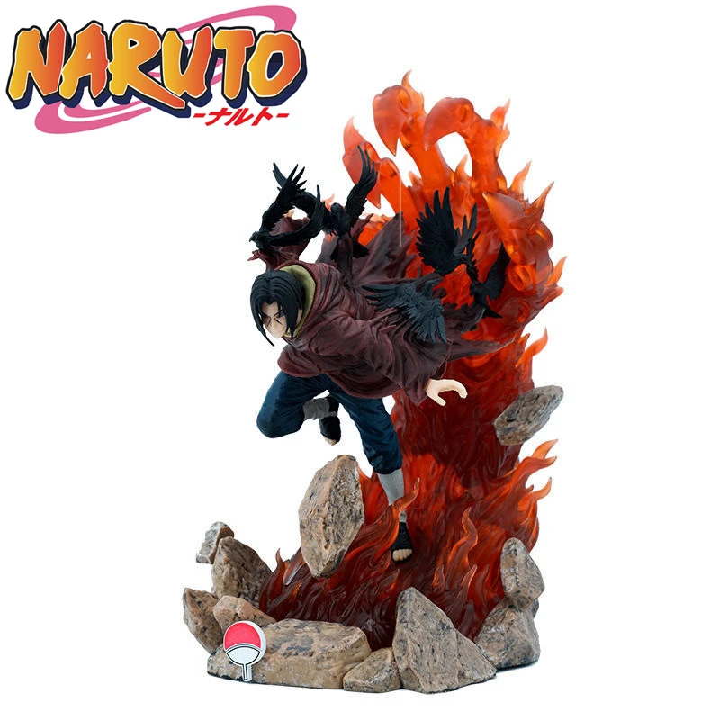 28cm Bandai Naruto Figure Uchiha Itachi Anime Action Figurine ...