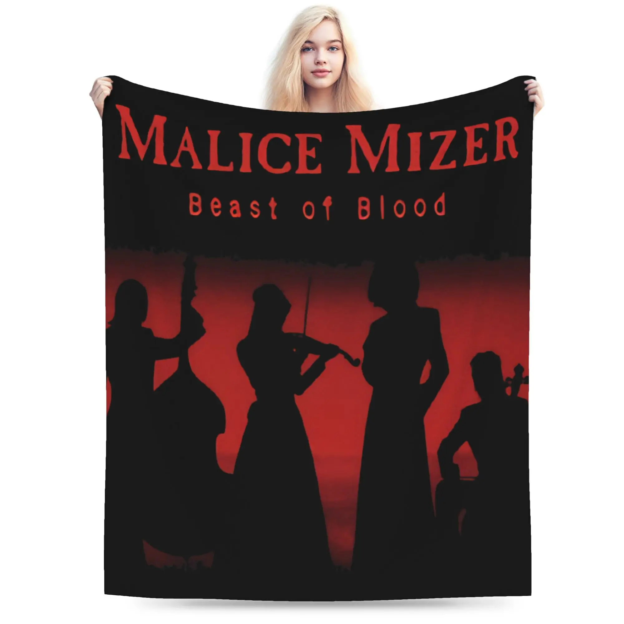 Malice Mizer Band Blankets Quality Super Soft Throw Blanket Winter Kids ...