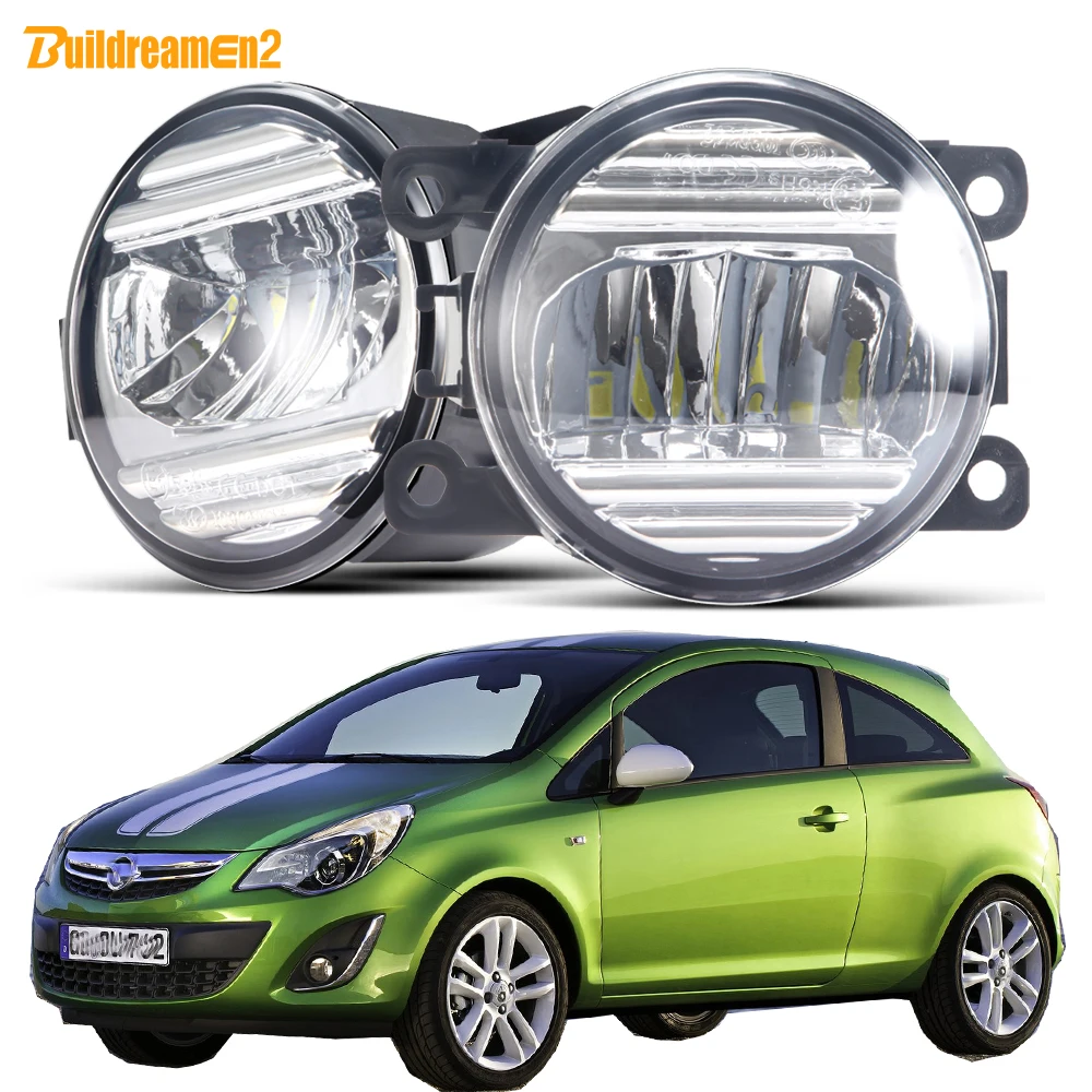 2-Pieces-Fog-Light-Assembly-For-Opel-Corsa-D-Hatchback-2007-2015-Only ...