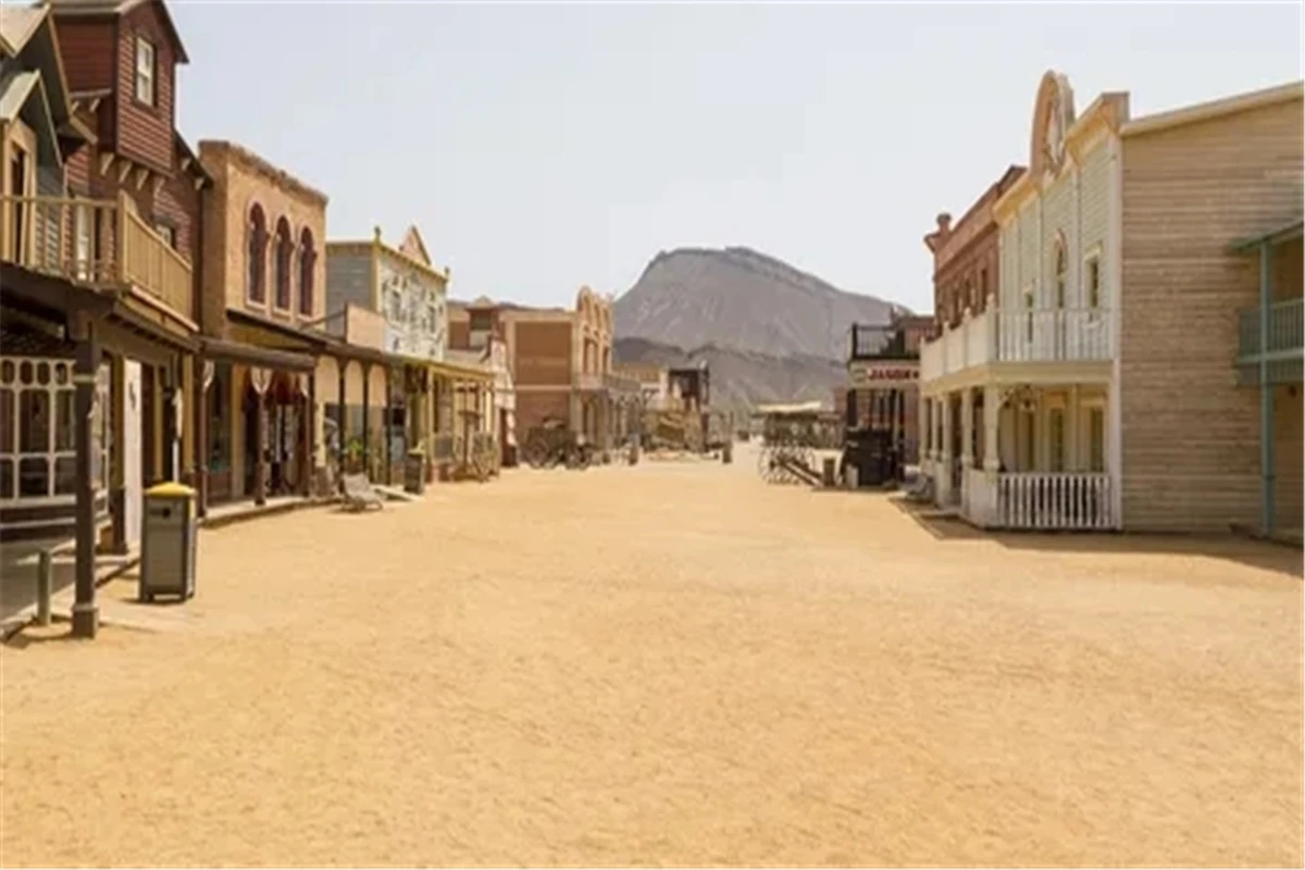 Wild West Town Backdrop