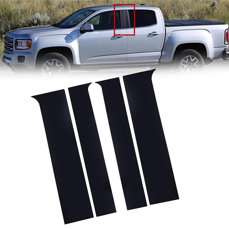 Fit-For-Chevrolet-Colorado-Crew-Cab-2015-2020-2021-2022-Gloss-Black ...