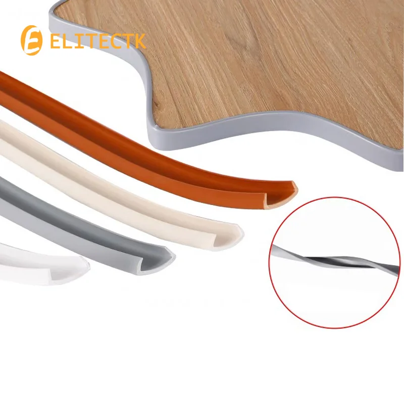 U Edge Banding Veneer Edging Furniture Soft PVC Edgeband 9MM 10MM 12MM ...