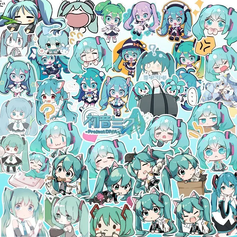 Hatsune-Miku-anime-stickers-Childrens-Stationery-Student-Message ...
