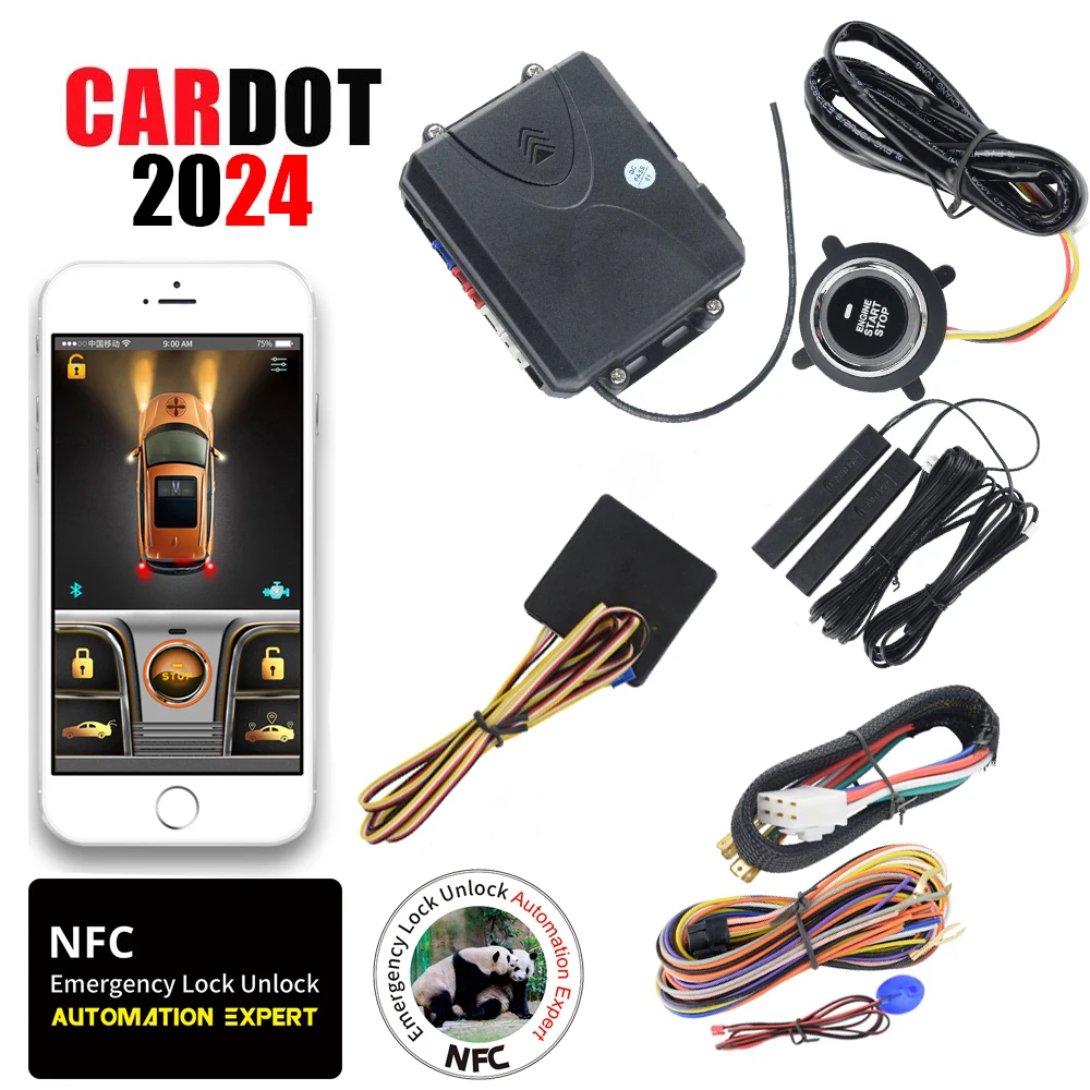 Cardot-NFC-lock-unlock-mobile-app-start-stop-Push-Button-Start-Stop-Car ...