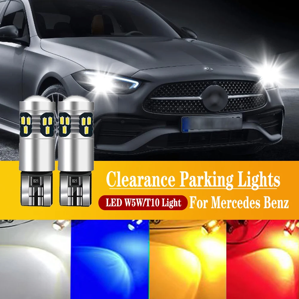 2pcs-LED-Clearance-Light-Bulb-Parking-Lamp-W5W-T10-Canbus-No-Error-For ...