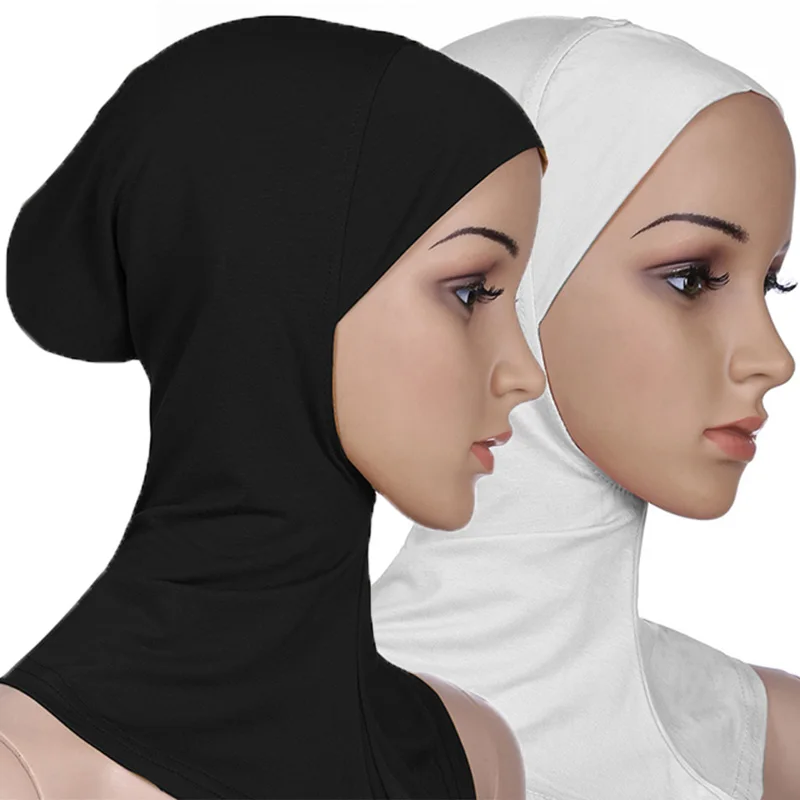 Ramadan Islam Hijab Voile Femme Musulman Sous-écharpe Foulard Musulmane ...