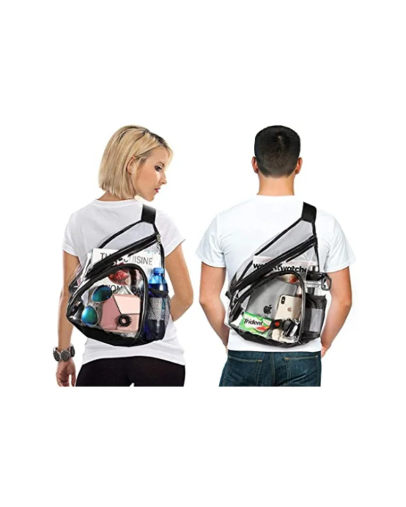 New-transparent-PVC-waterproof-diagonal-bag-Leisure-men-and-women-s ...