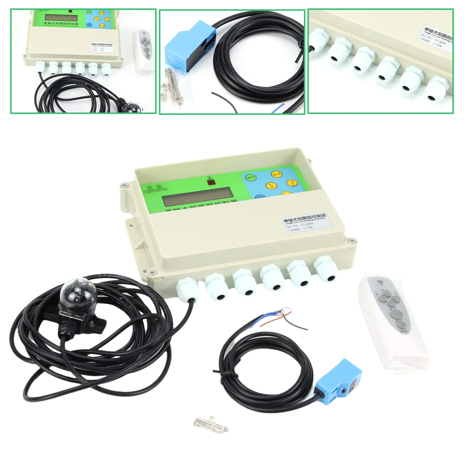 New-Single-Axis-Solar-Tracker-Controller-Single-Axis-Automatic-Solar ...