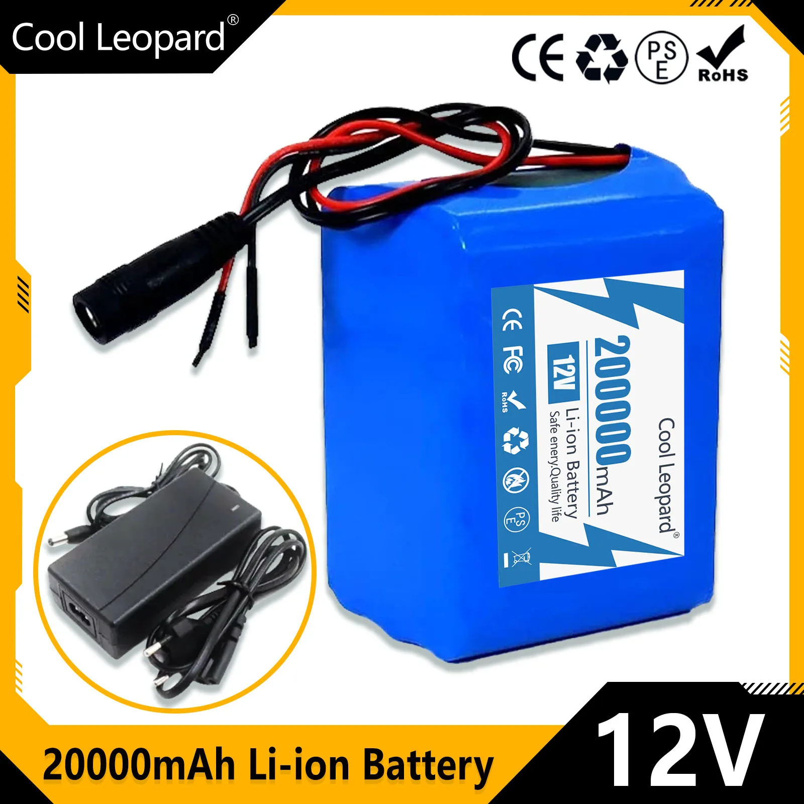 12V-20Ah-18650-Lithium-Battery-Pack-Rechargeable-Battery-with-BMS ...