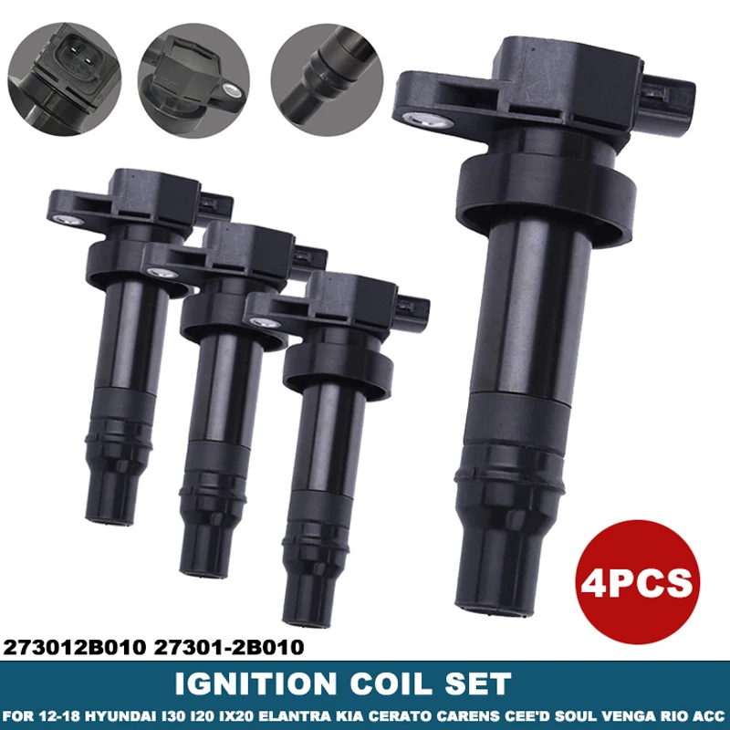 4-PCS-Ignition-Coil-Set-273012B010-27301-2B010-For-12-18-HYUNDAI-I30 ...