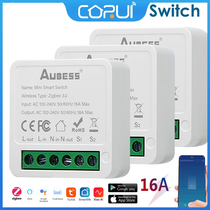 CoRui-Zigbee-Tuya-Smart-Switch-Hub-Gateway-Support-Two-Way-Control ...