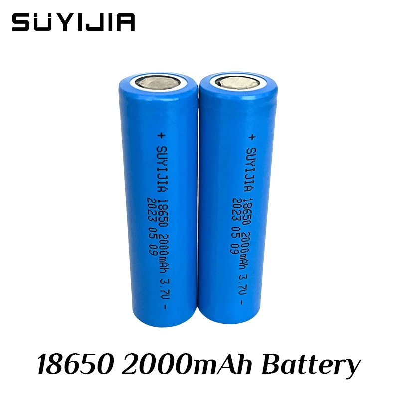 NEW-Original-18650-Battery-3-7V-2000mah-18650-Lithium-Li-ion ...