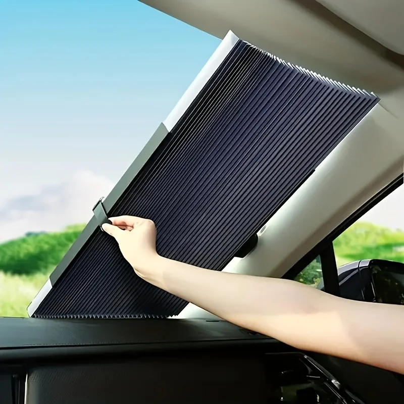 Car-automatic-telescopic-folding-sunshade-car-sunscreen-insulation ...
