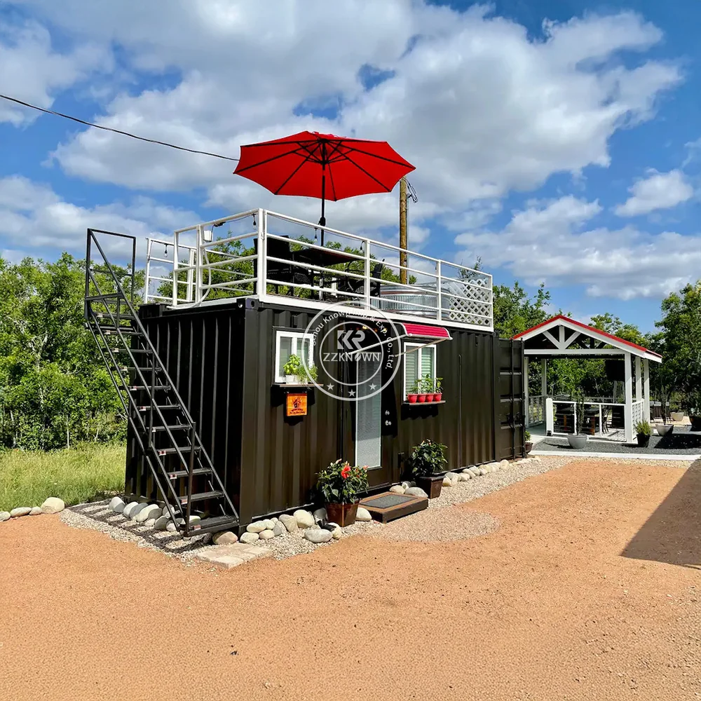 20ft Prefabricated House Steel Structure Tiny Houses Waterproof ...