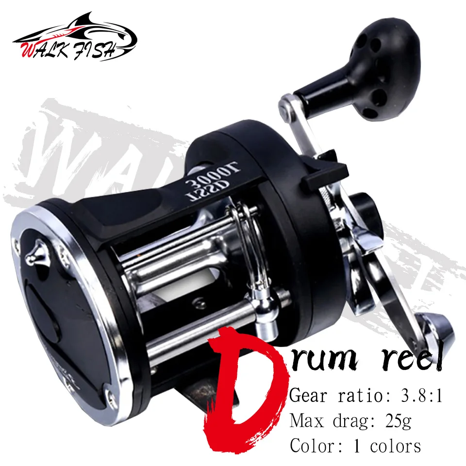 WALK-FISH-Carretes-de-pesca-de-arrastre-3-8-1-Ratio-de-engranaje ...