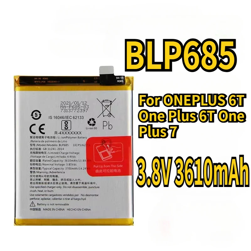 BLP685 New Phone Battery For ONEPLUS 6T One Plus 6T One Plus 7 High ...