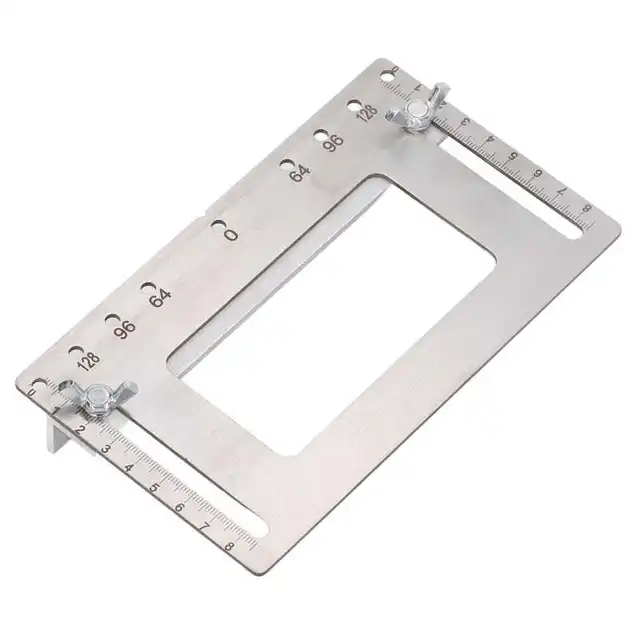 Famegmunkáló Fogantyú Lyukasztó Lyuk Lokátor Rozsdamentes Acél Fúrási ...