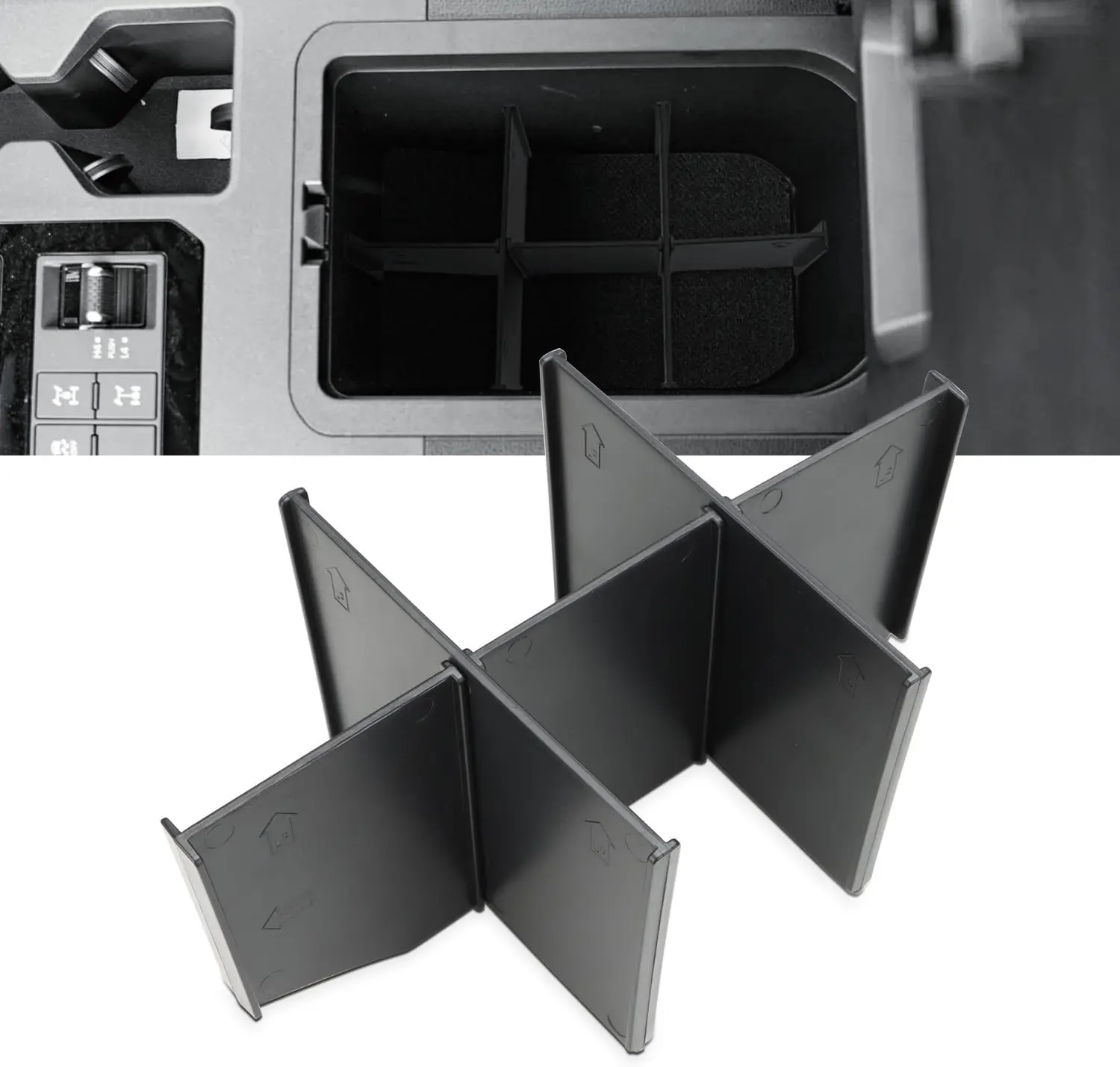 Tucknbox Center Console Divider Organizer Compatible for 2024 2025 ...