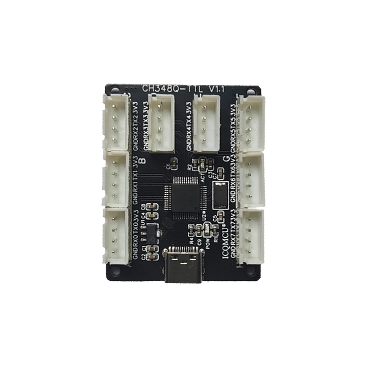 8 way multi channel serial port expansion board module USB TTL module ...