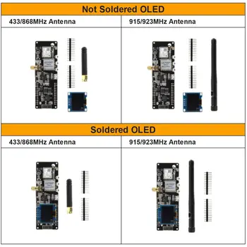 LILYGO® TTGO Meshtastic T-Beam V1.2 ESP32 LoRa Development Board 433MHz ...