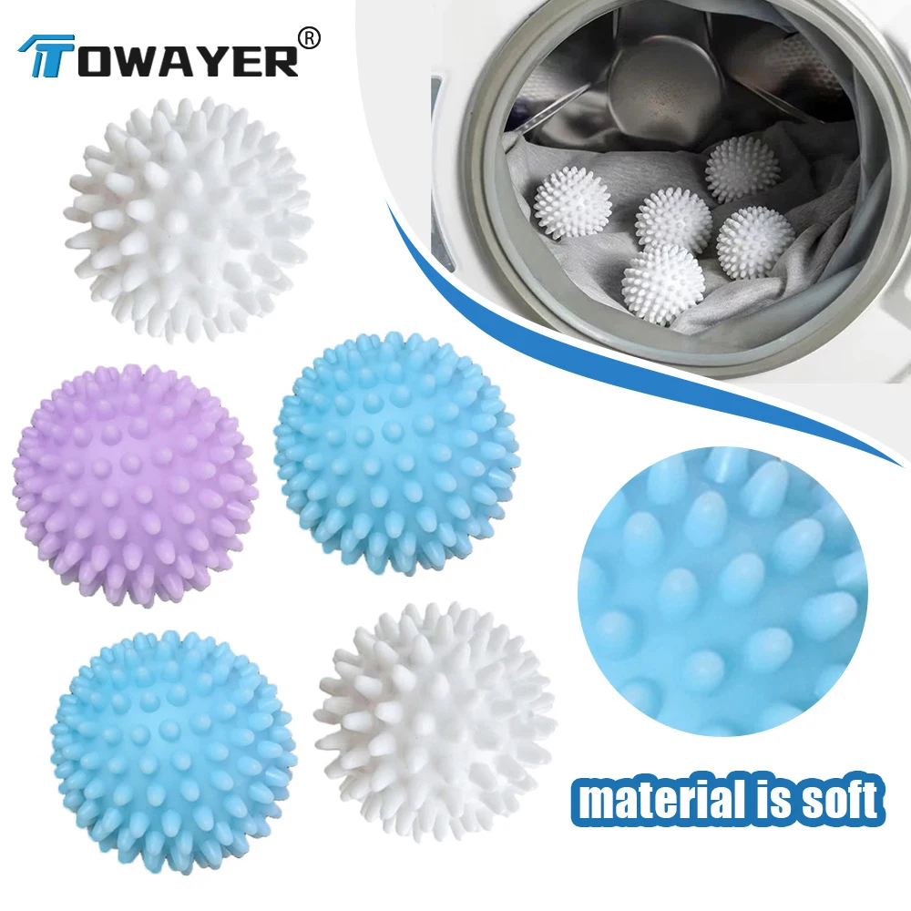 PVC-Dryer-Ball-Reusable-Washing-Ball-Decontamination-Household-Cleaning ...