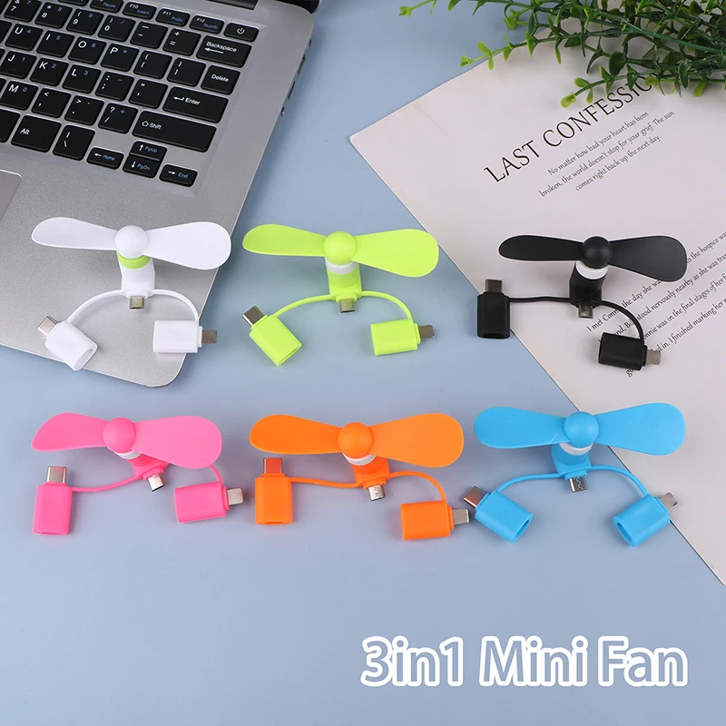 3In1-Creative-Mini-Portable-Micro-Fan-Mobile-Phone-Mini-Fan-Charging ...