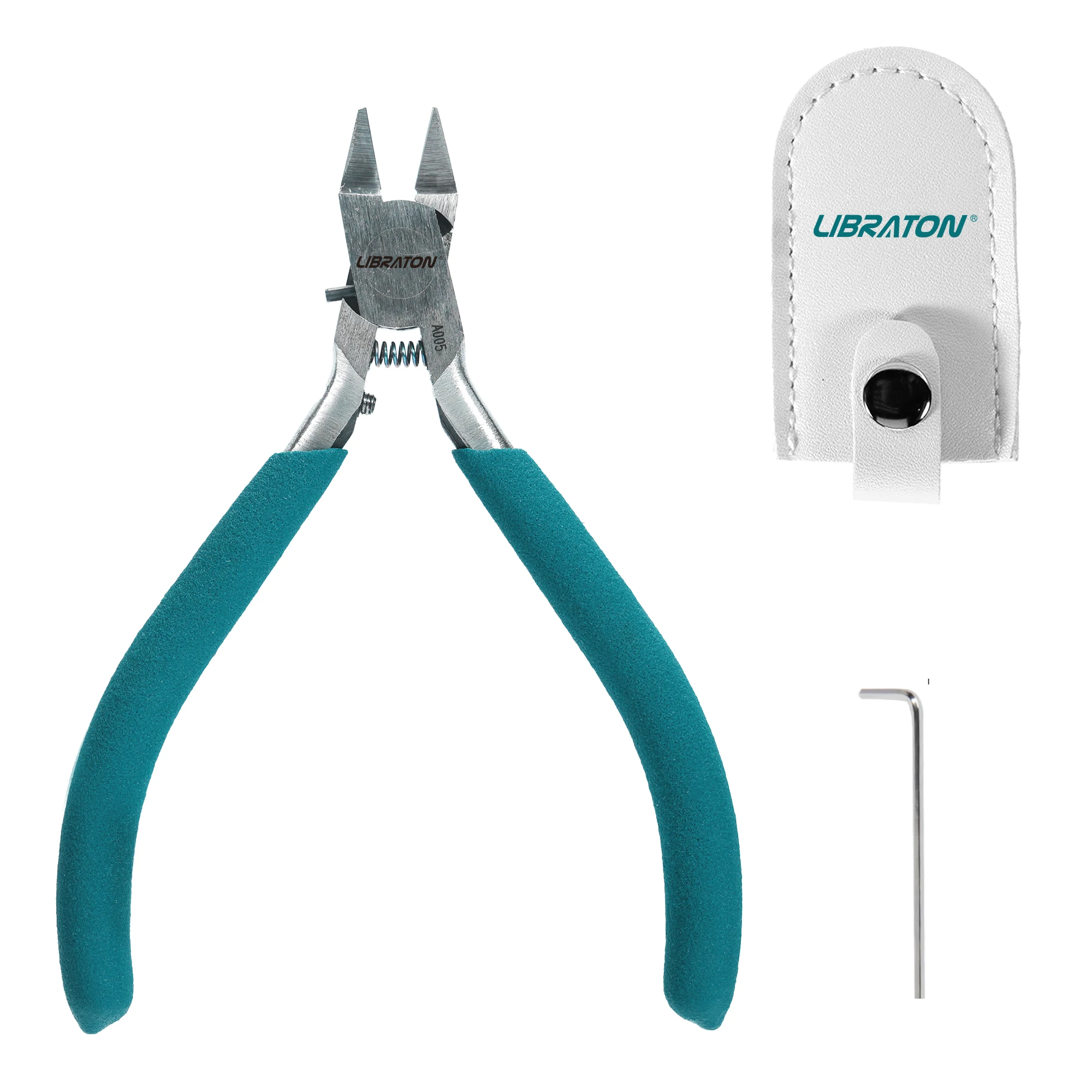 LIBRATON Single-Edge Model Nipper 4.5" For Plastic Models Pliers Sharp ...