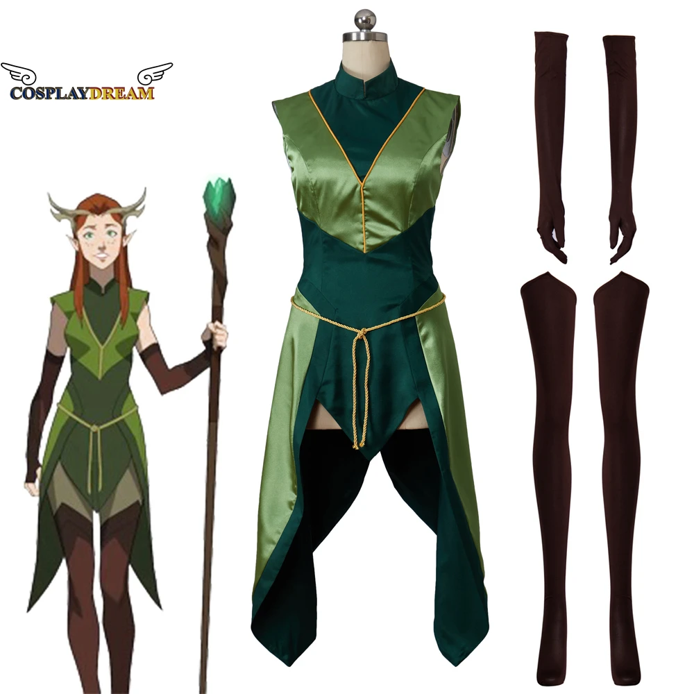 The-Legend-Keyleth-Cosplay-Costume-Uniform-Dress-Full-Suit-for-Women ...