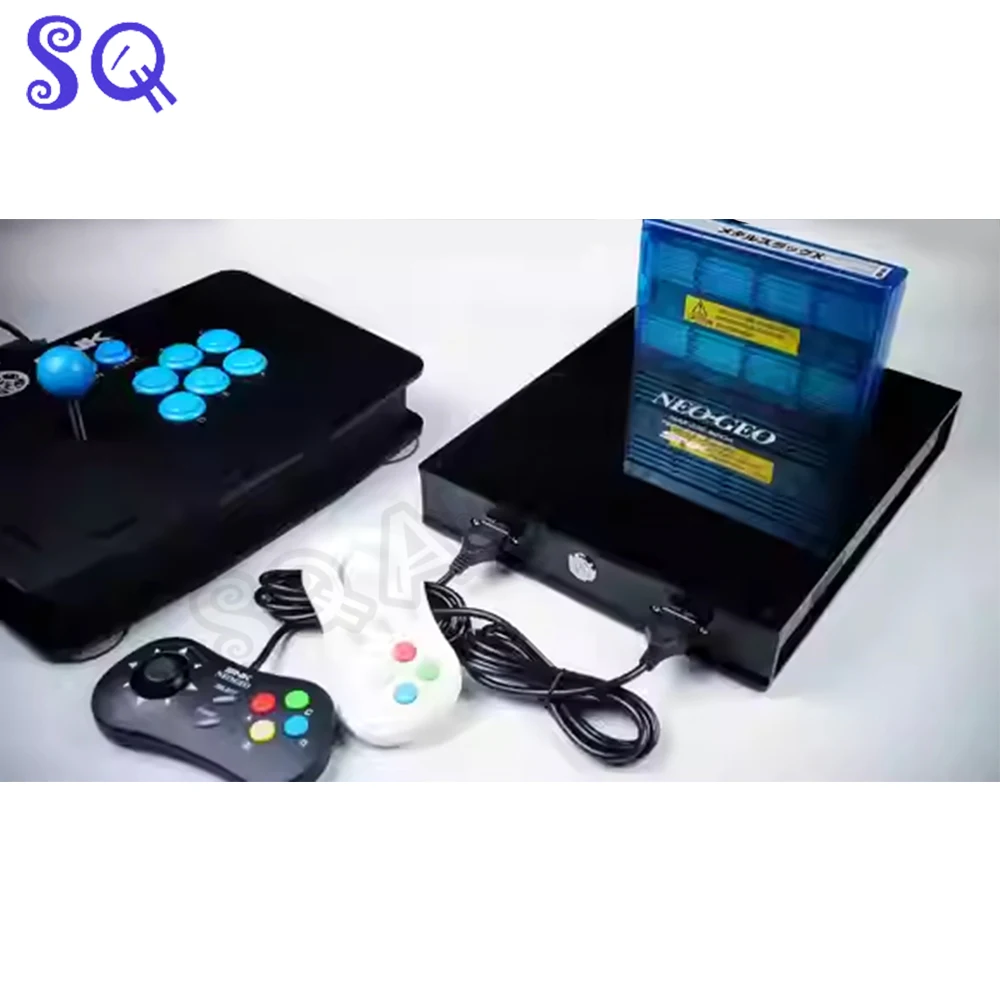 NEOGEO-MVS-SNK-Modifica-o-do-Deck-Kit-Modelo-Preto-Home-Game-Console ...