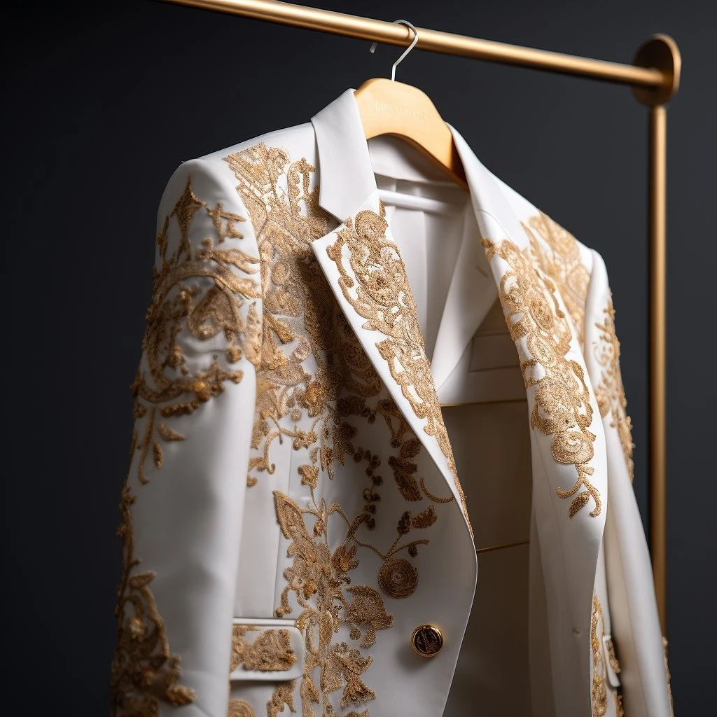 Fashion-Wedding-Men-s-Suit-Gold-Exquisite-Embroider-Business-One-Coat ...