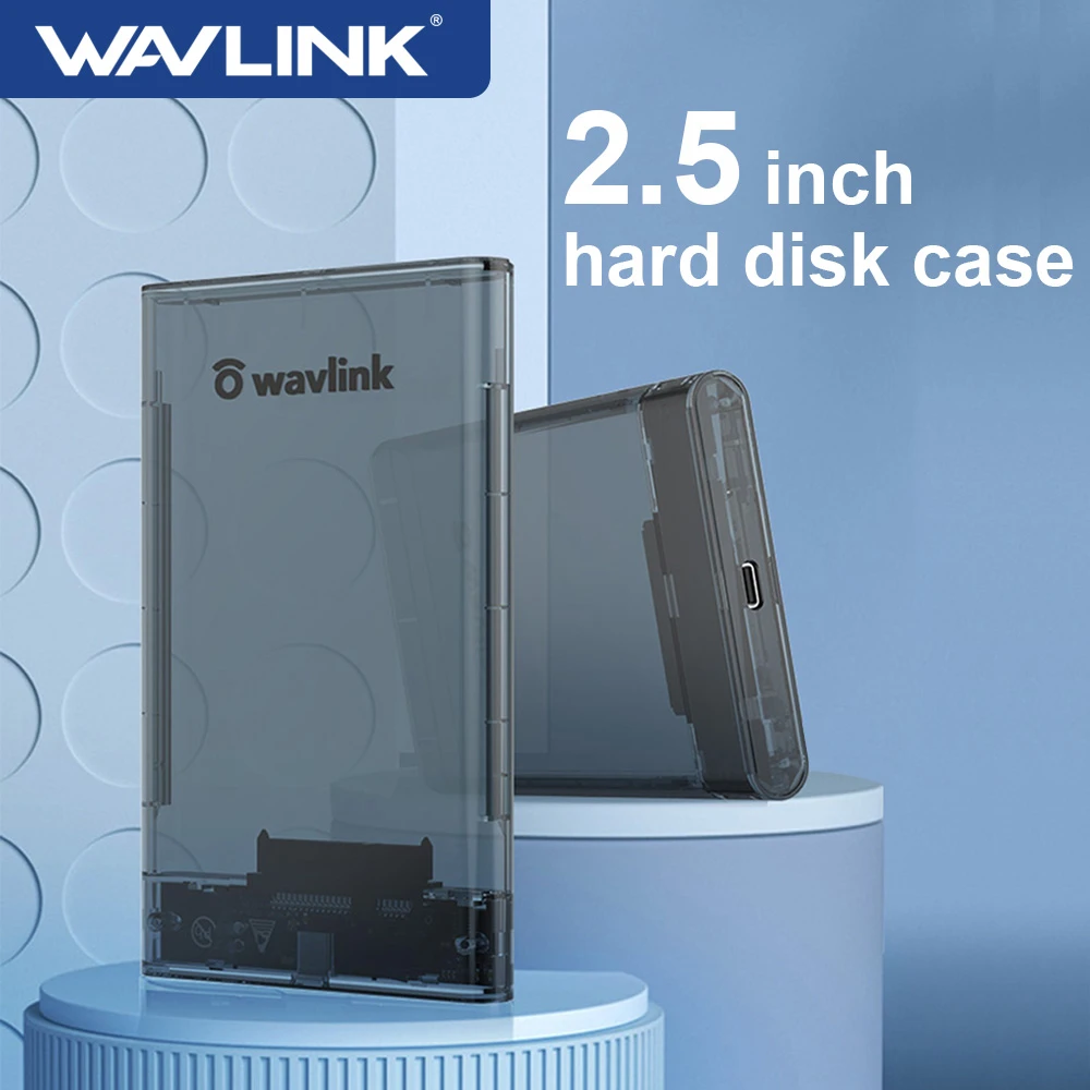 Wavlink Hdd Case Sata To Usb 3.0 Hard Drive Box For 2.5" Hdd Ssd Up To ...