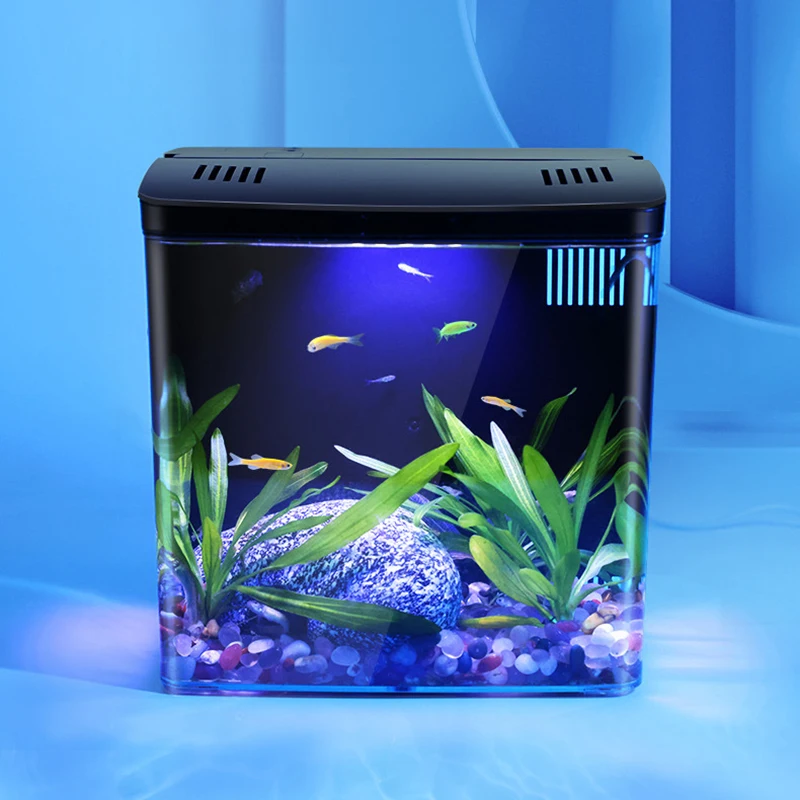Fish-tank-living-room-small-mini-Douyu-tank-household-tabletop ...