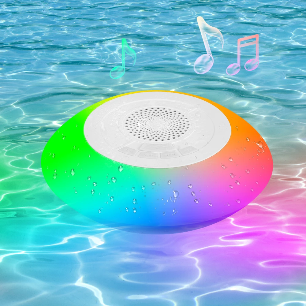 IPX7-Waterproof-Shower-Bluetooth-Speaker-Bathroom-LED-Colorful-Pool ...