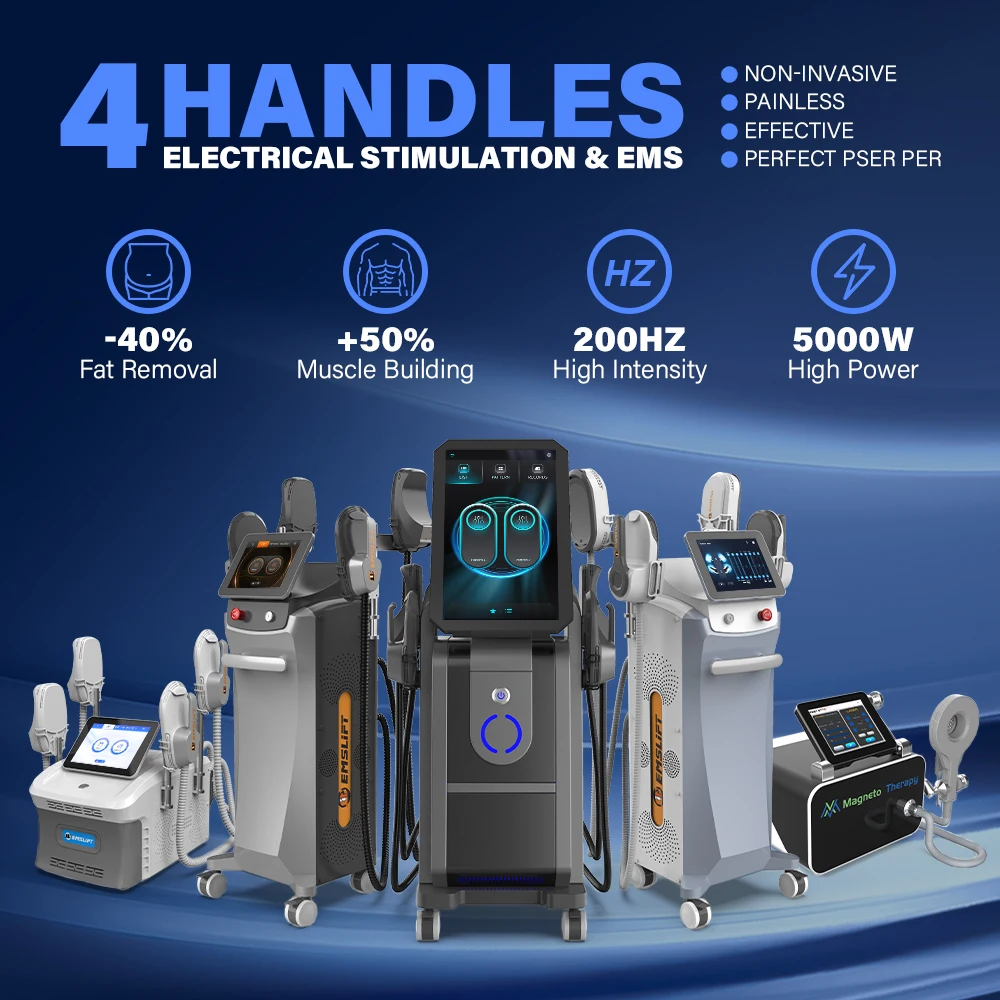Perfectlaser-EMS-Slimming-Electrical-Stimulation-Machine-4-Handle ...