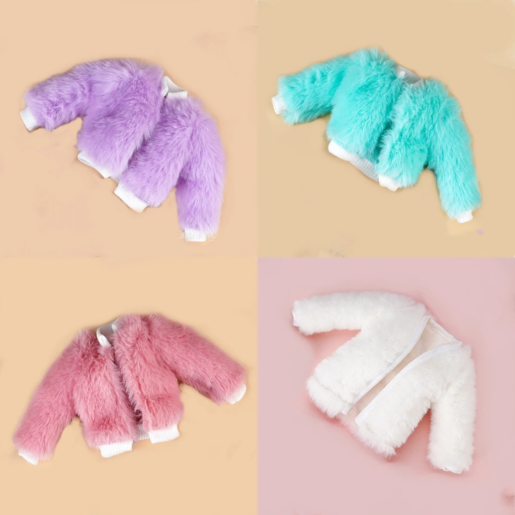 1-Set-Short-Sleeve-Soft-Fur-Coat-Tops-Dress-Winter-Warm-Casual-Wear ...