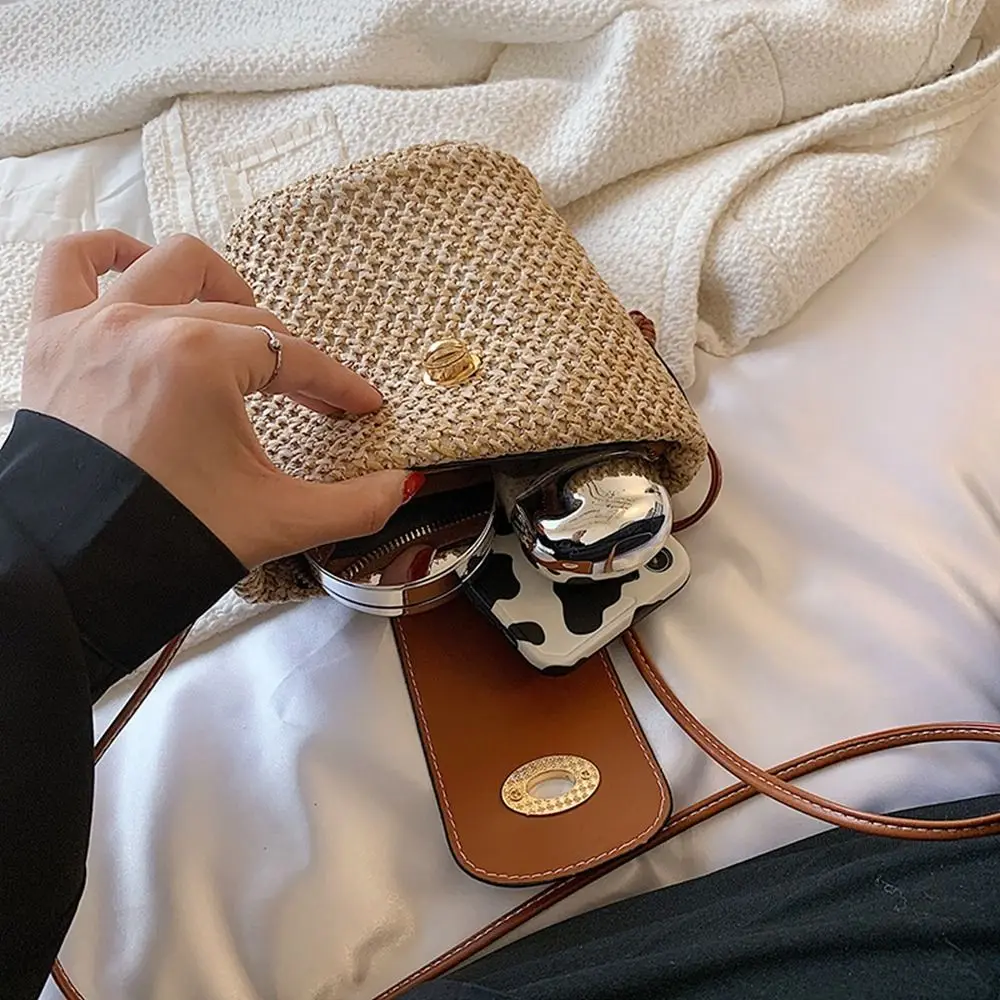 Mini-Weave-Straw-Bag-Bucket-Bag-for-Women-s-Travel-Vacation-Beach ...