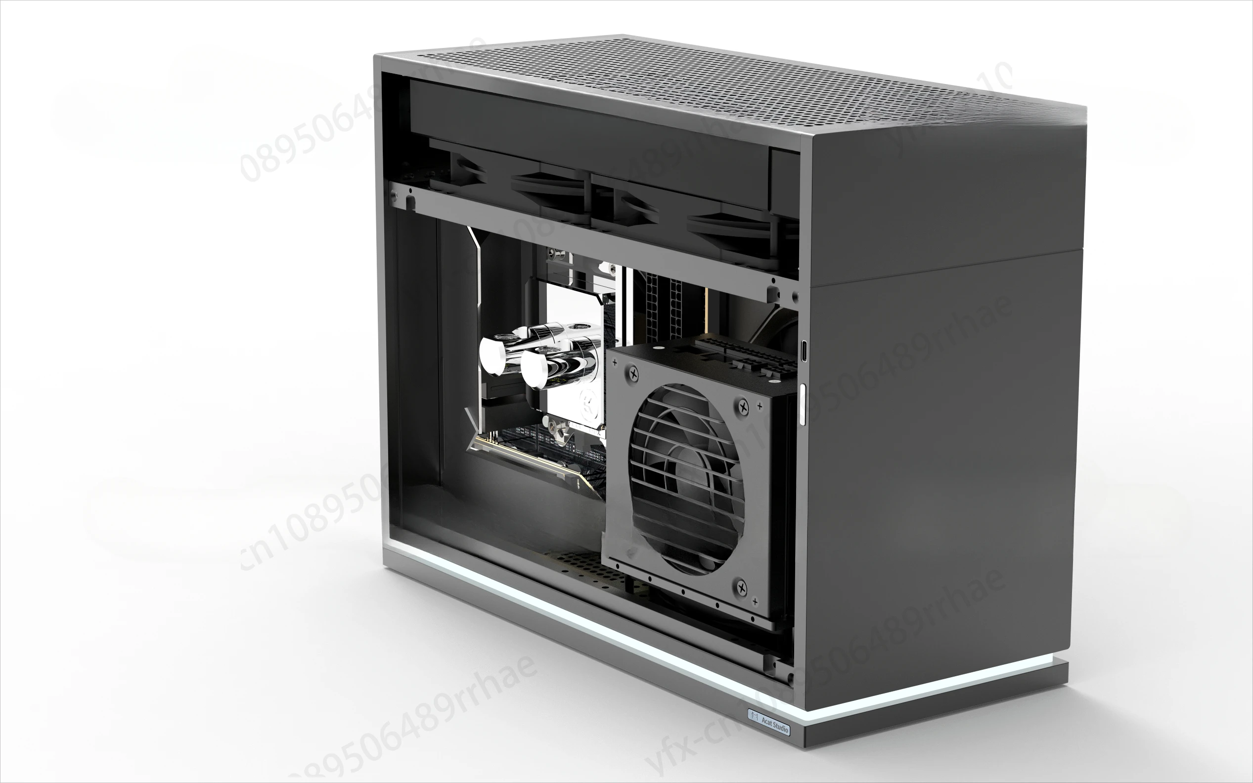 xpro-chassis-280-water-cooled-three-slot-graphics-card-chassis-Formd-T1 ...