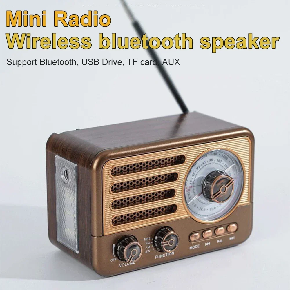 Luxury-Design-Radio-FM-AM-SW-Receiver-with-LED-Flashlight-Support-USB ...