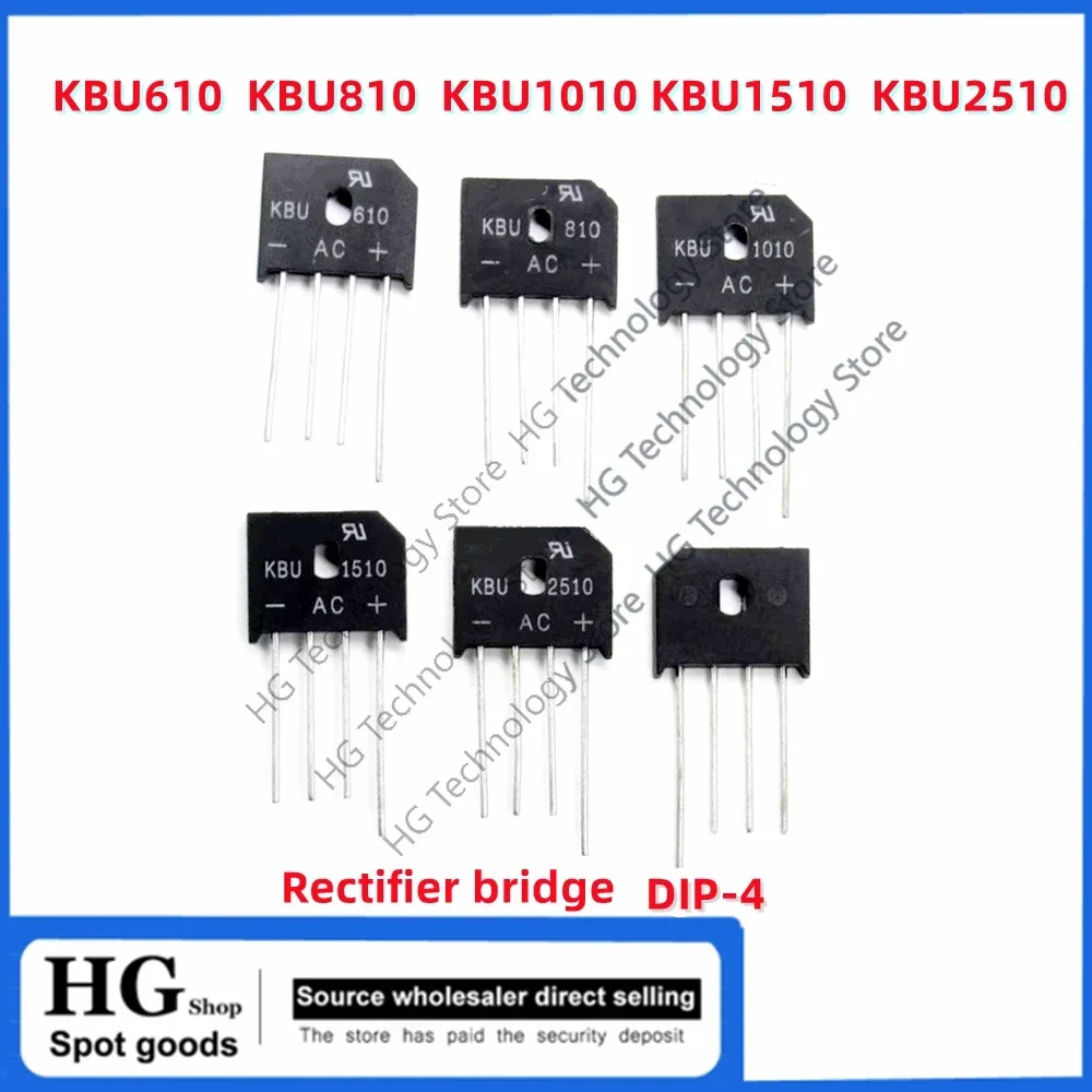 20PCS/Lot Original new bridge stack KBU610 KBU810 KBU1010 KBU1510 ...